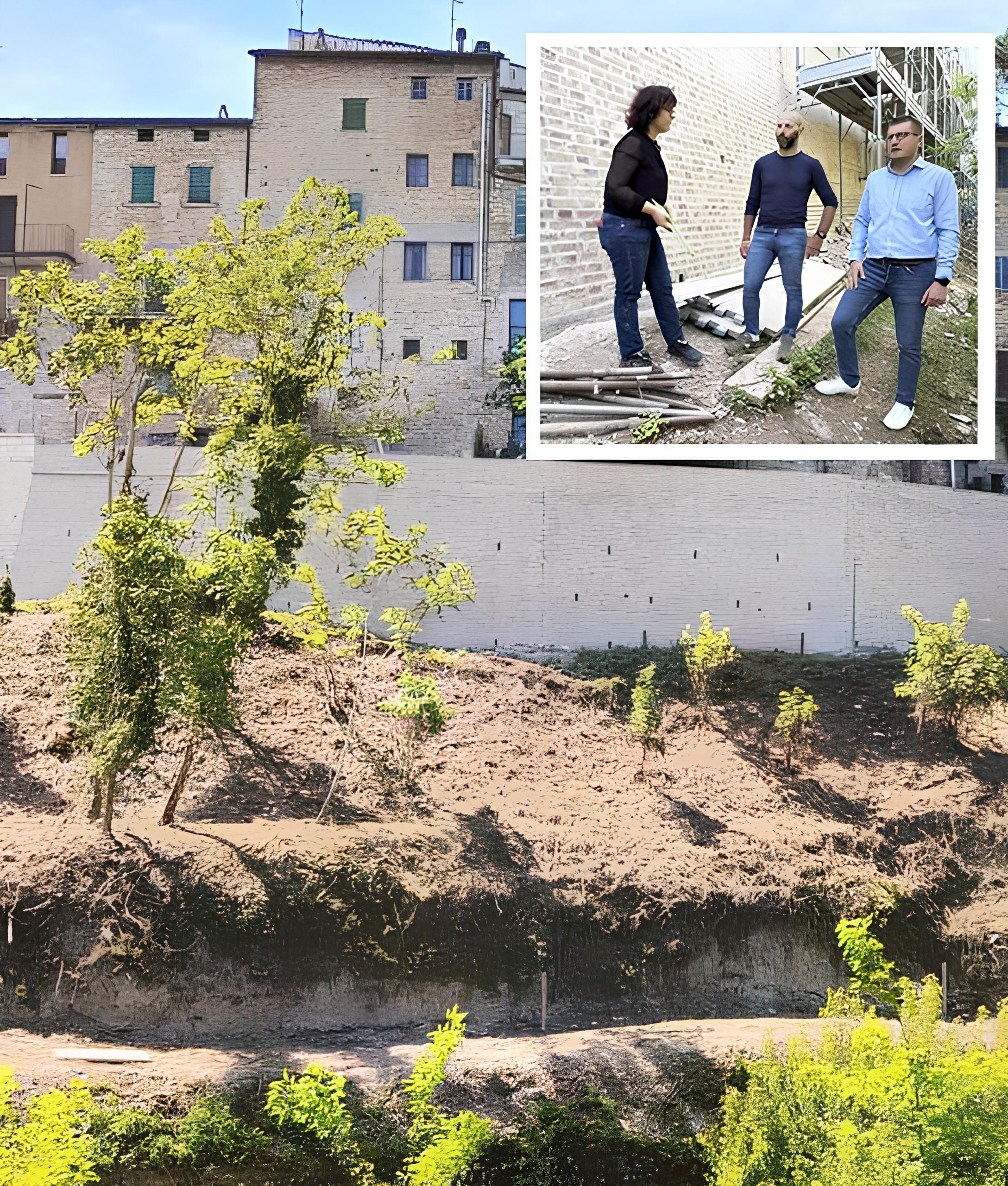 Mura storiche di Pergola. I lavori in fase avanzata