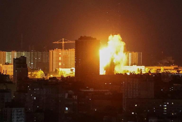 Russian drones, missiles strike Ukraine in major attack; 10 dead ...