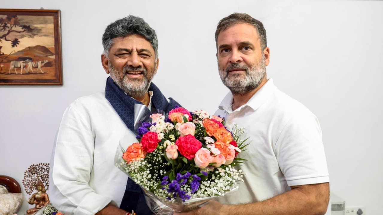 DK Shivakumar hails Gandhi family's 'defining role' in his career
