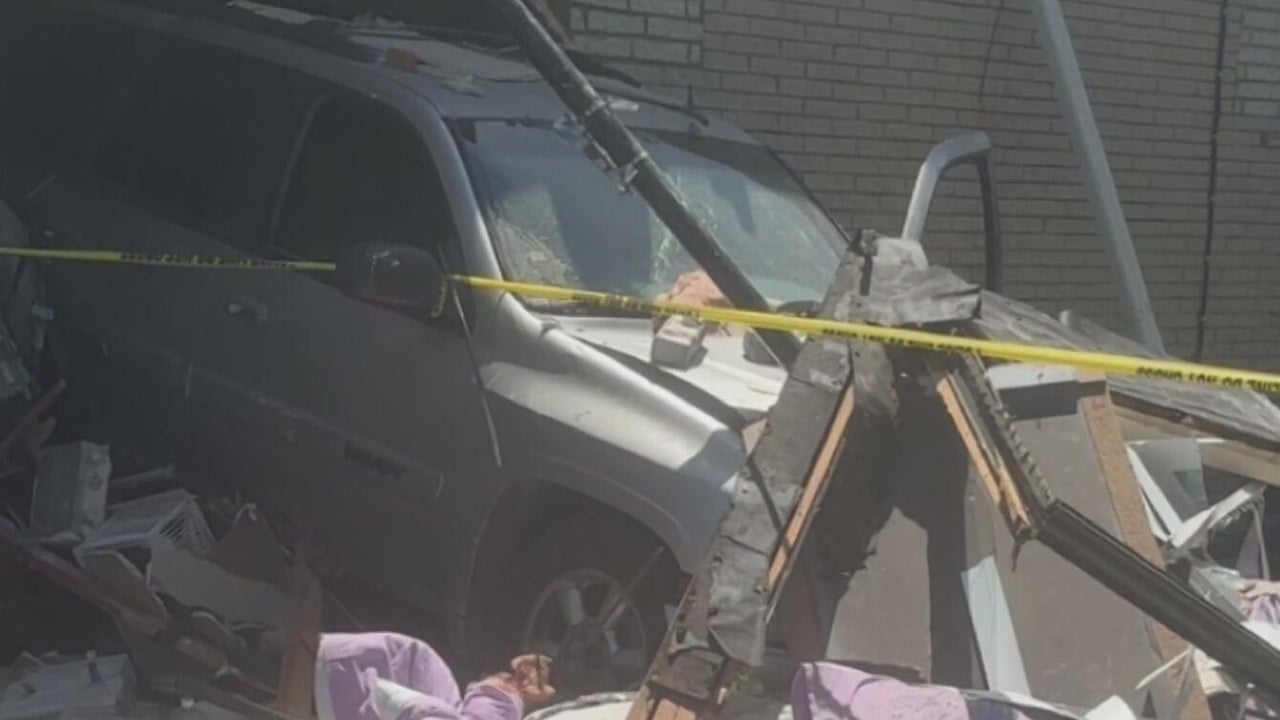 Detroit woman loses everything after car crashes into apartment