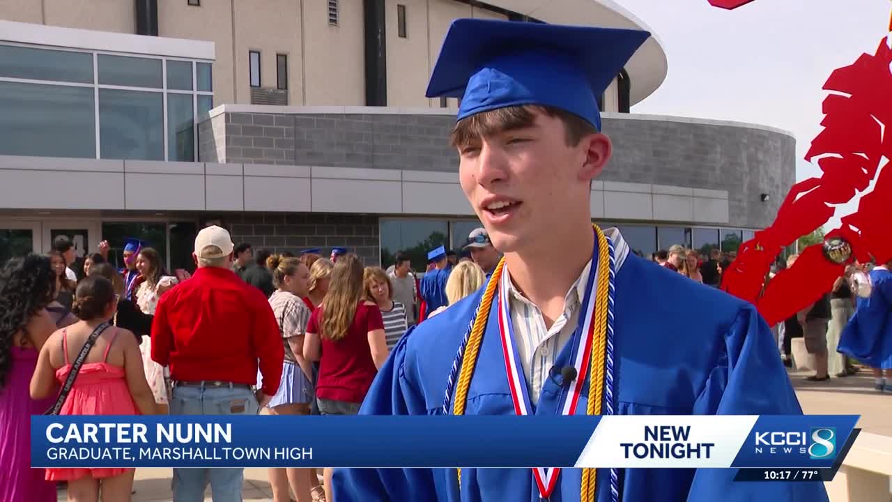 One Marshalltown graduation gown, seven graduates and 23 years of memories
