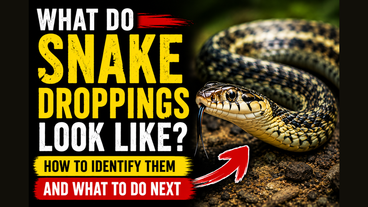 What do snake droppings look like? How to identify them and what to do next