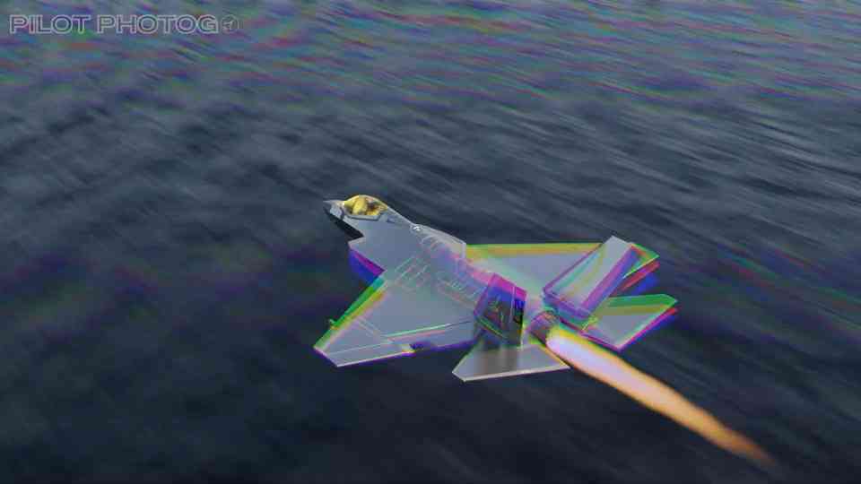 The new F-35C appearance looks like something from the future ...