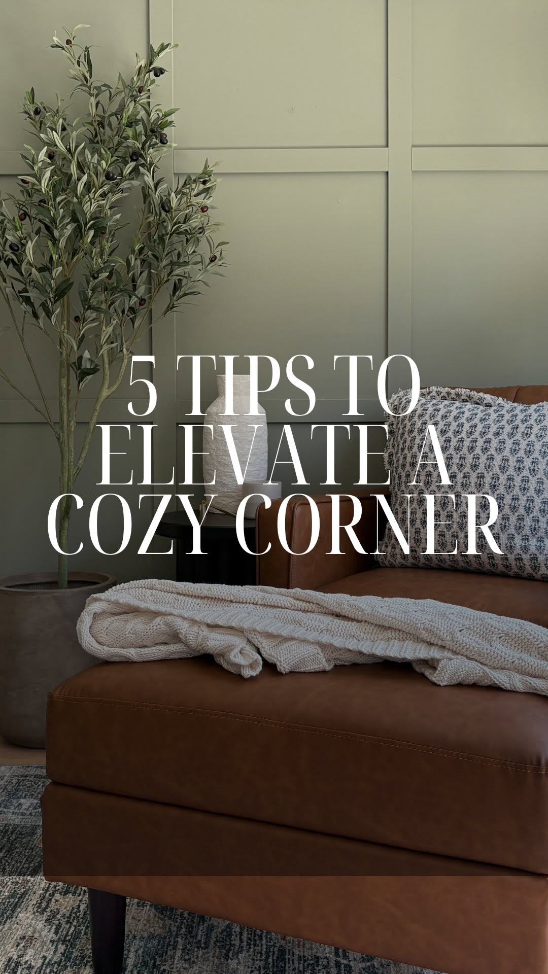 Five tips to elevate a cozy corner