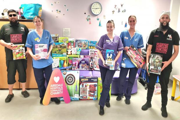 Children’s ward receives toys in long-running donation scheme