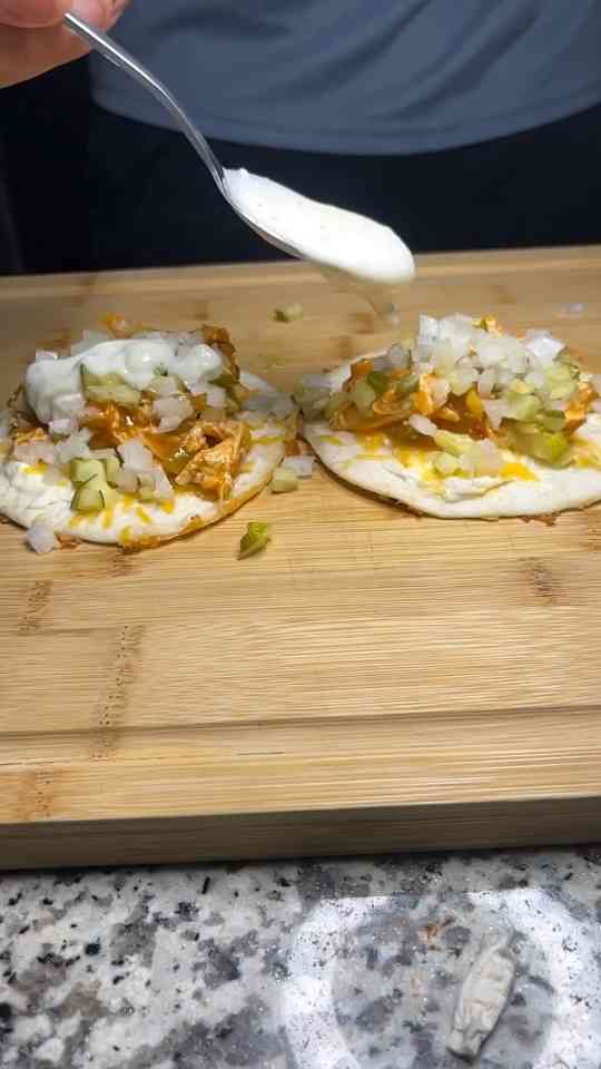 Buffalo chicken tacos with hot honey 🌮🔥 Riley’s stupid recipes… sweet ...