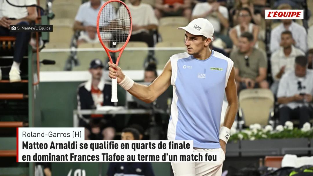 Matteo Arnaldi se qualifie en quarts de finale en dominant Frances ...
