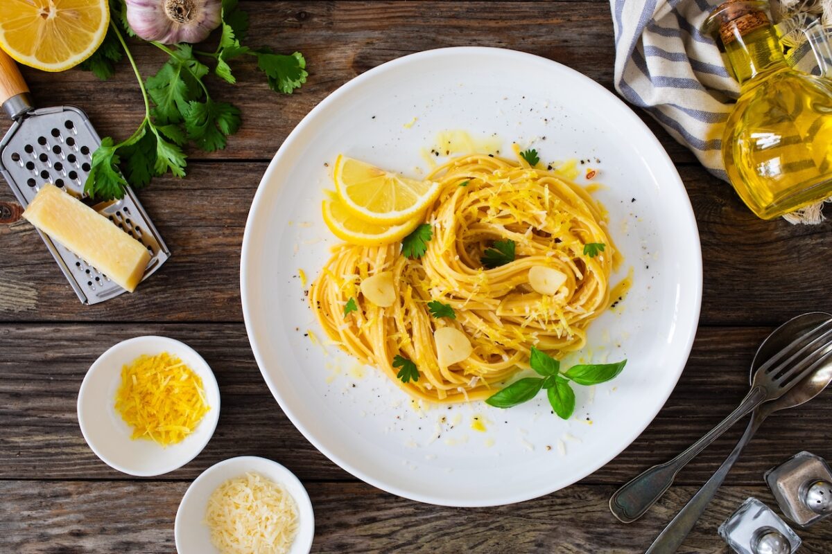 Spaghetti agli agrumi