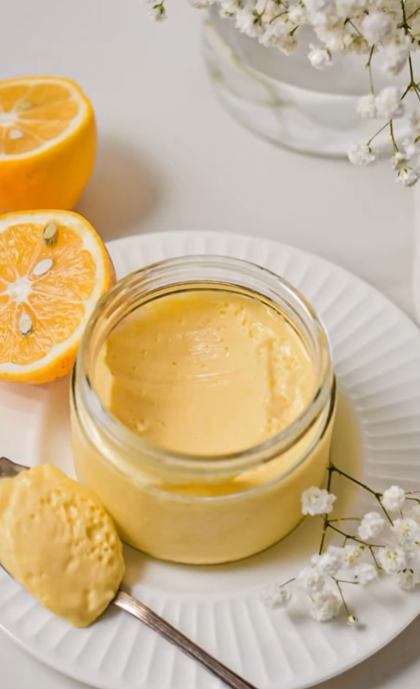 Whipped lemon curd is back