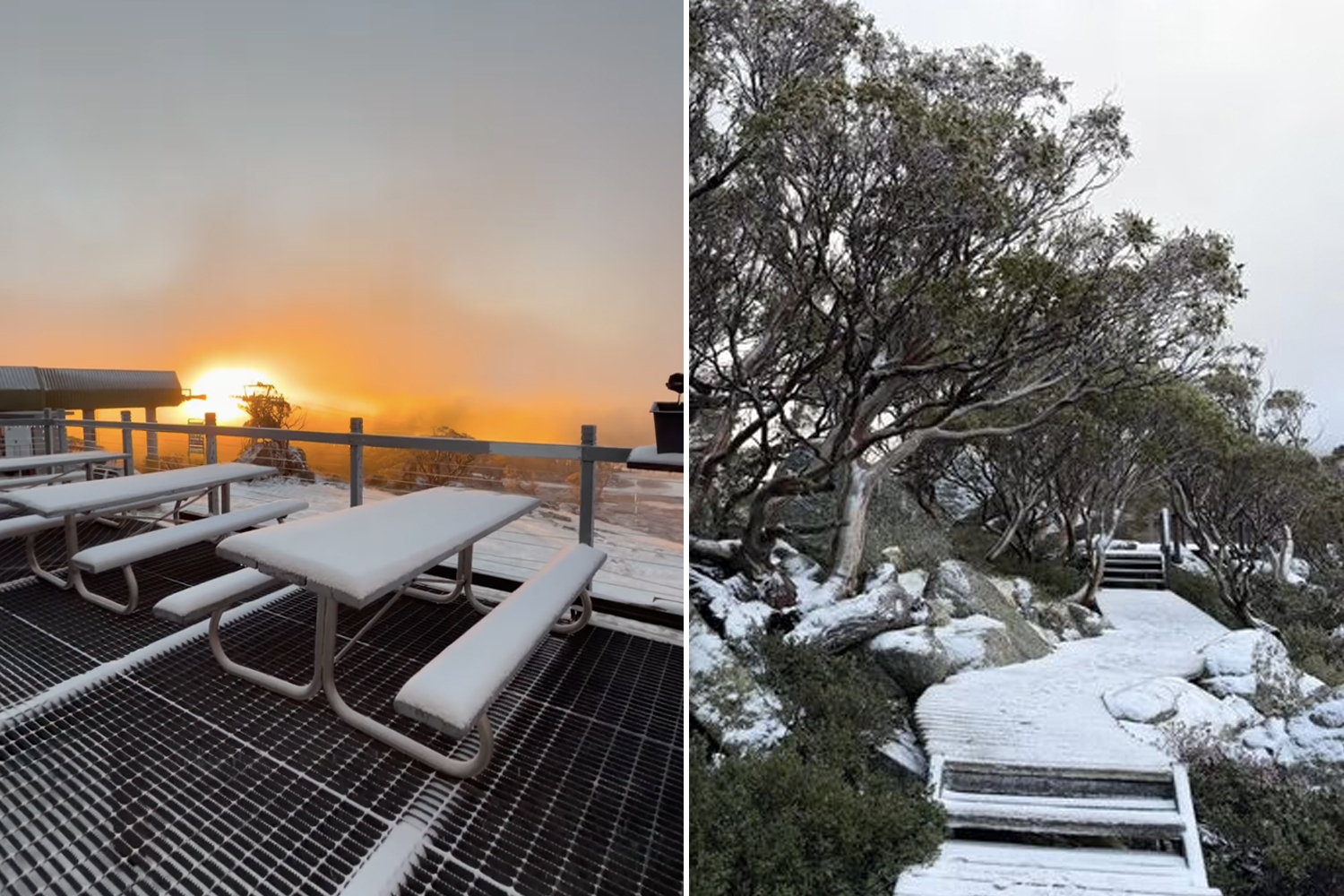 Aussie states set for 55cm of snow over long weekend as weather turns ...