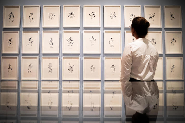 The scratchy, inky anarchy of Quentin Blake’s unmistakable work
