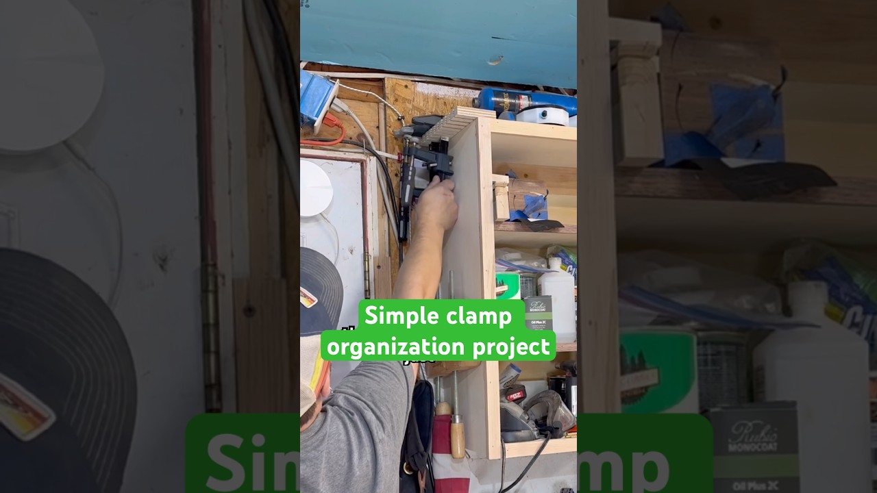 Simple clamp organization project for the workshop #workshop # ...