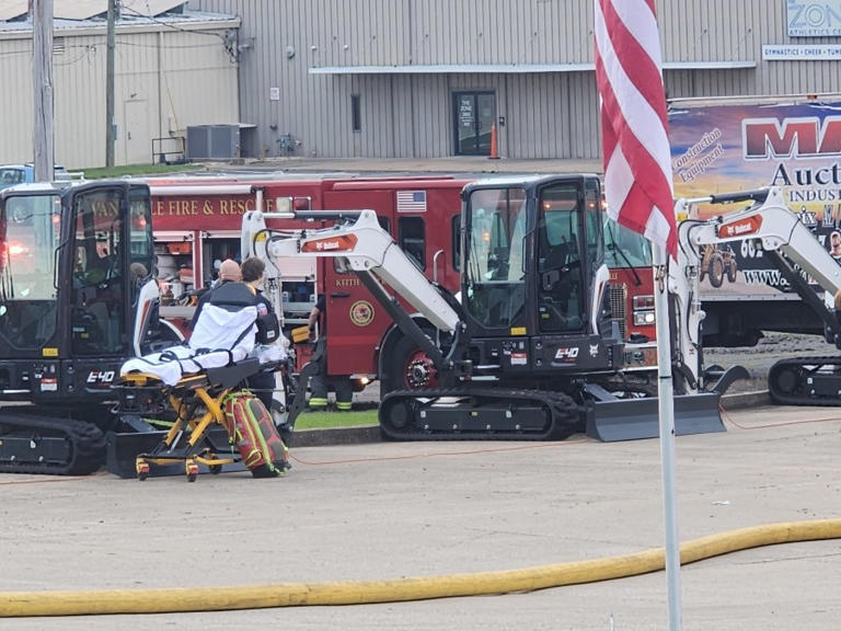 Crews called to fire on Lynch Road in Evansville