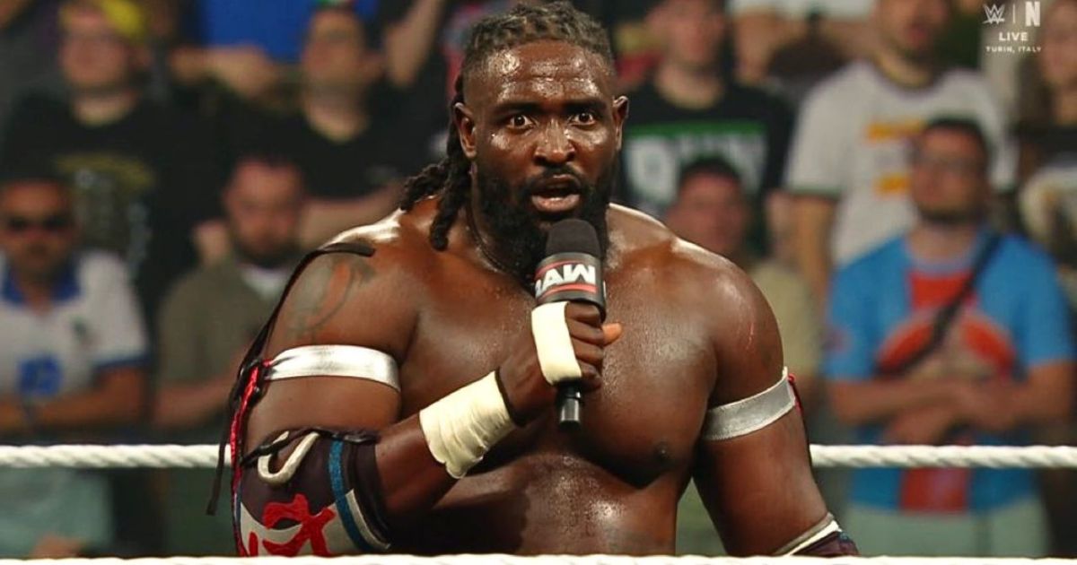 Oba Femi sends message to Brock Lesnar after major WWE RAW win