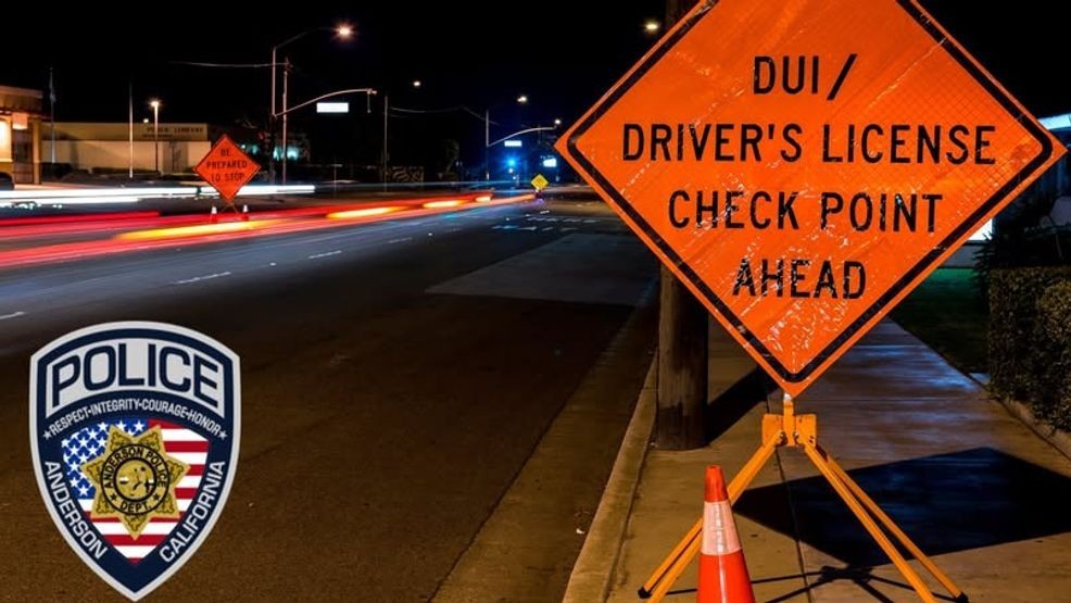 Anderson police set DUI checkpoint Tuesday night at undisclosed location