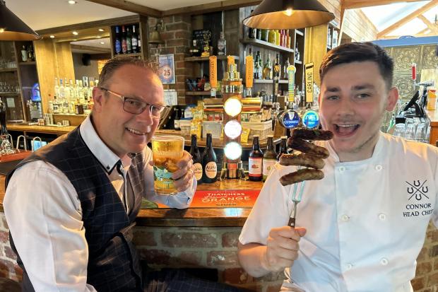Success of pub's second annual sausage and cider festival