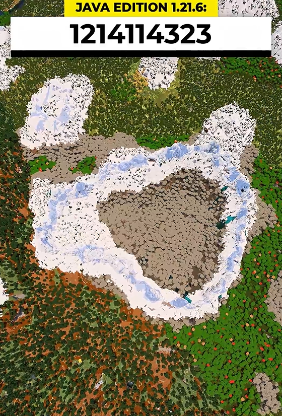 Minecraft pale garden mountain circle seed: Unique terrain for building ...