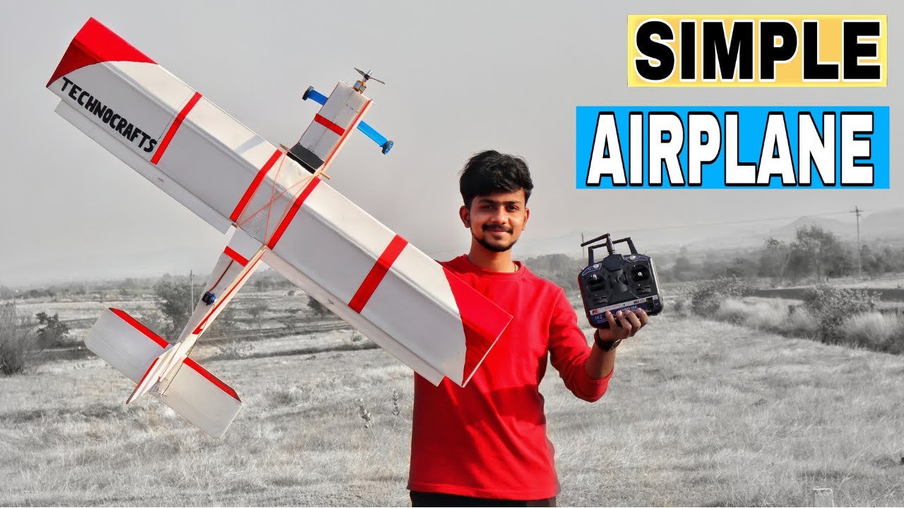 Homemade RC plane | First flight test