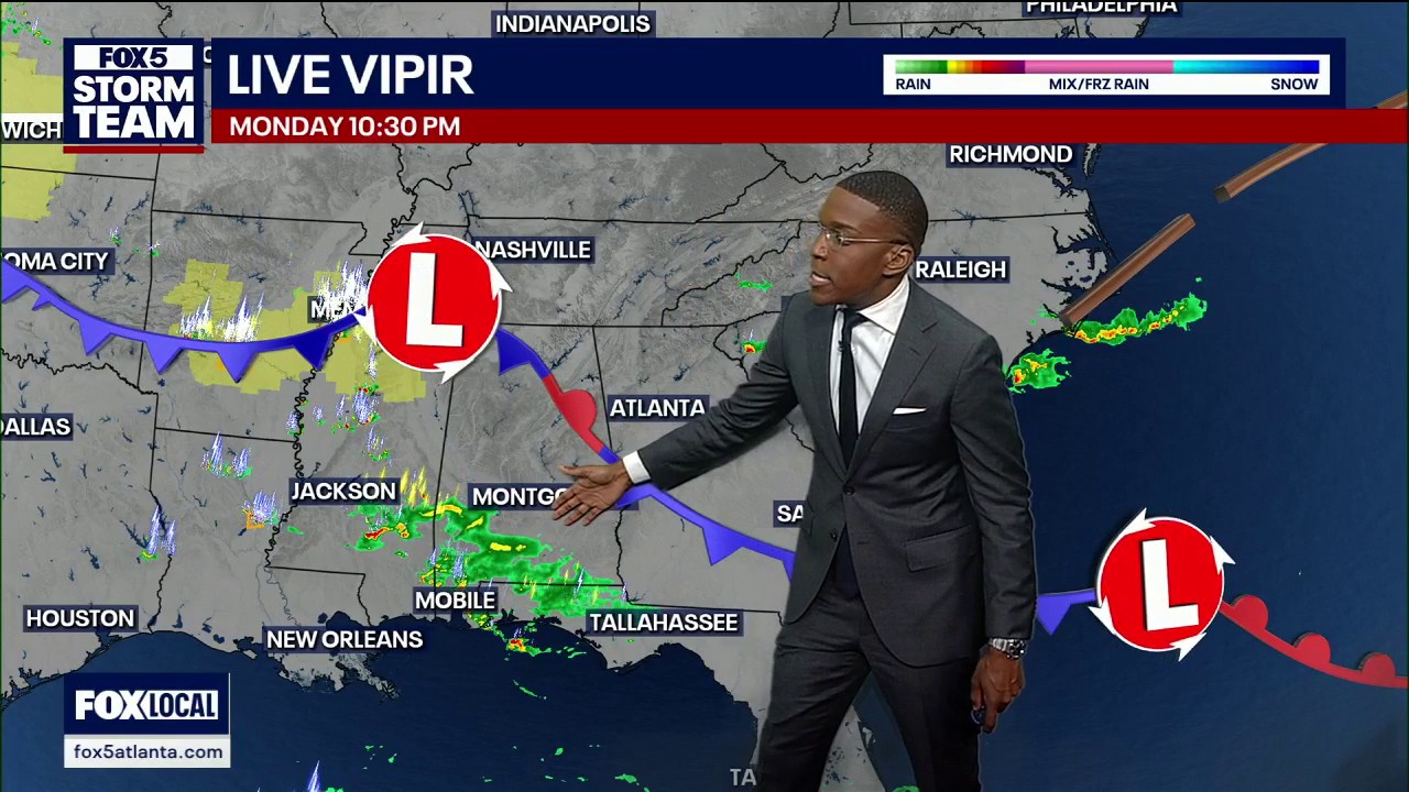 Monday night forecast