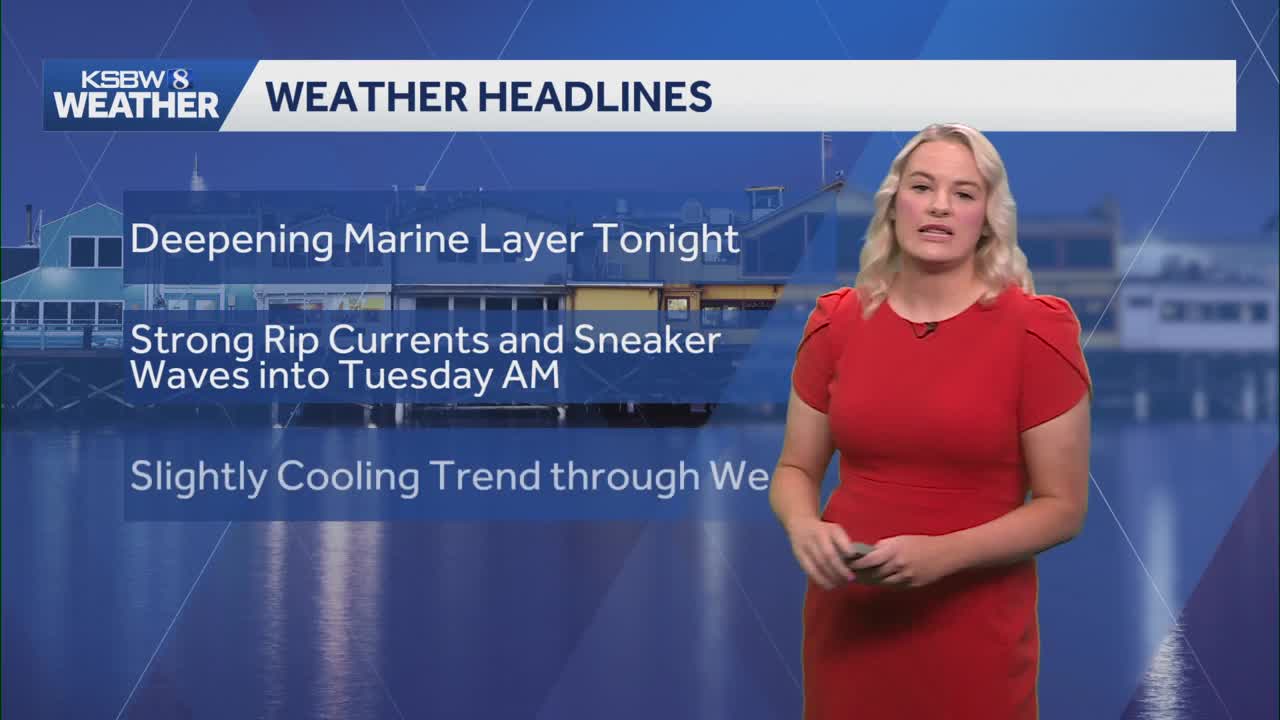 Marine layer comes back into the Central Coast - Monday June 1st ...