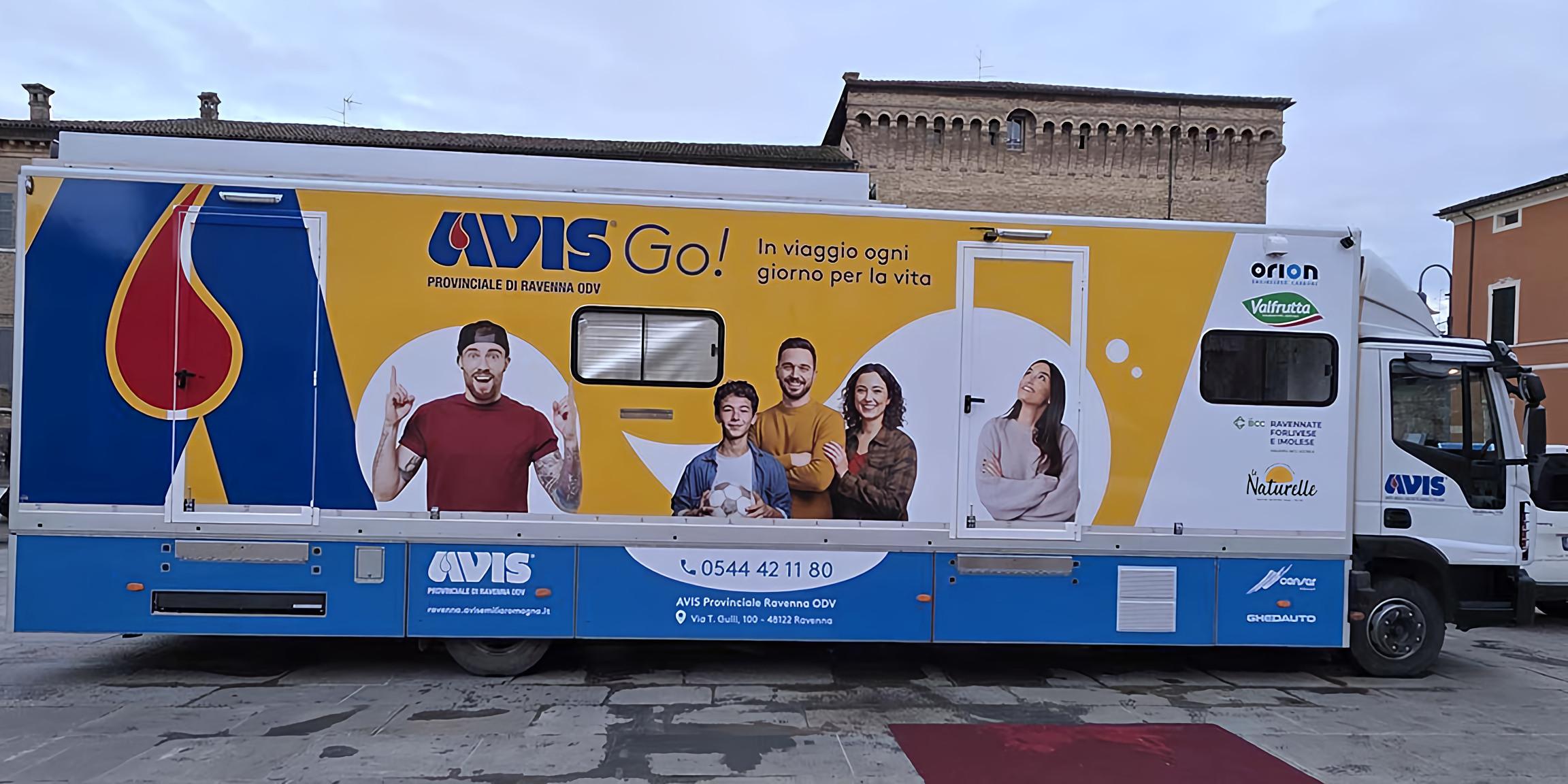 Avis Go a Bagnacavallo: donazione di sangue e plasma in città