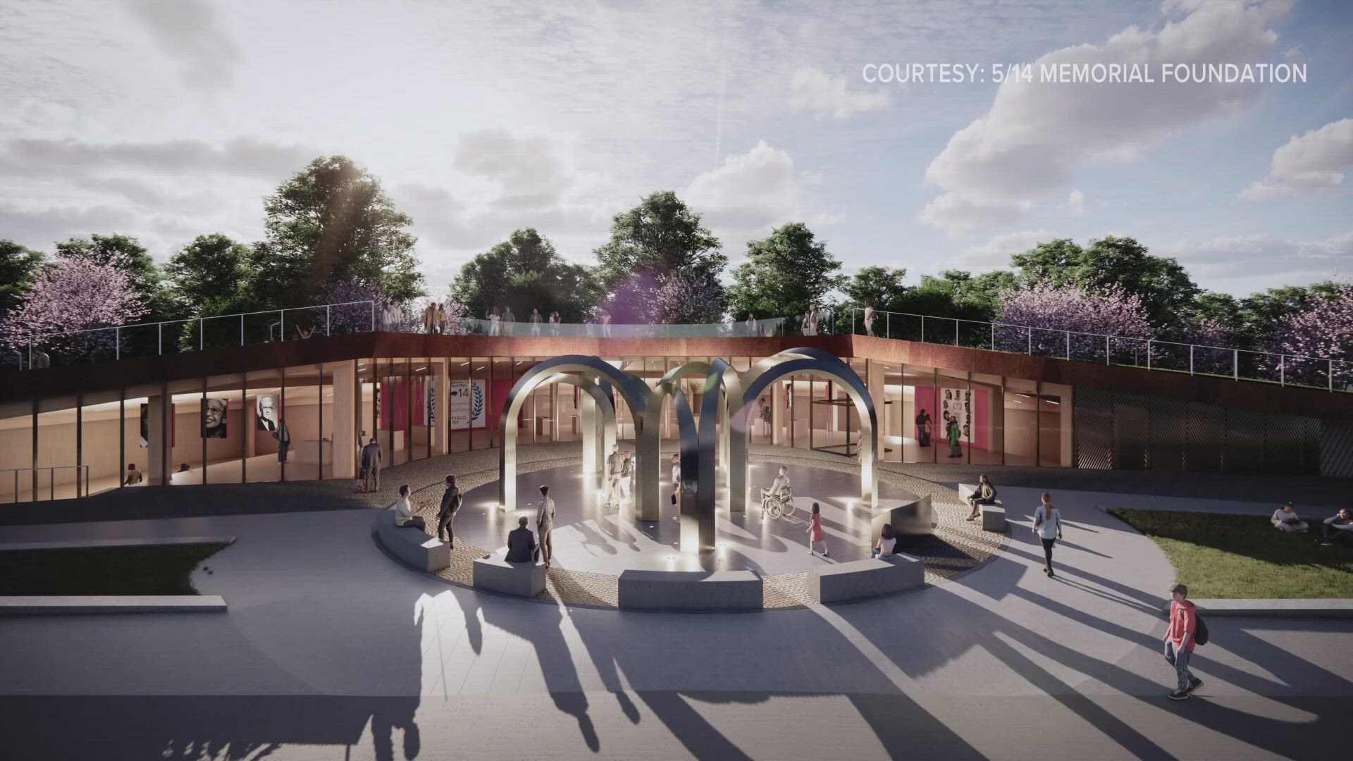 5/14 commission introduces construction contractors for memorial project