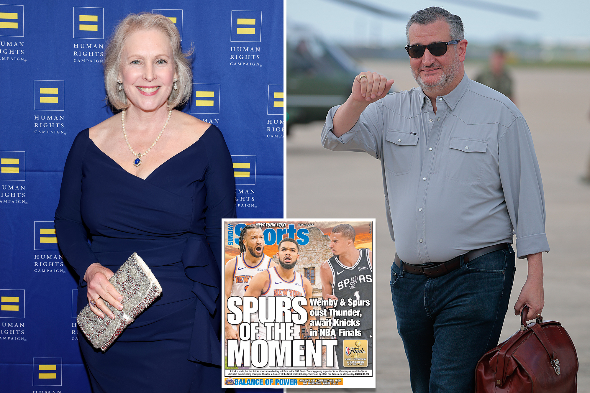 NY Sen. Kirsten Gillibrand, Texas Sen. Ted Cruz set friendly wager ...
