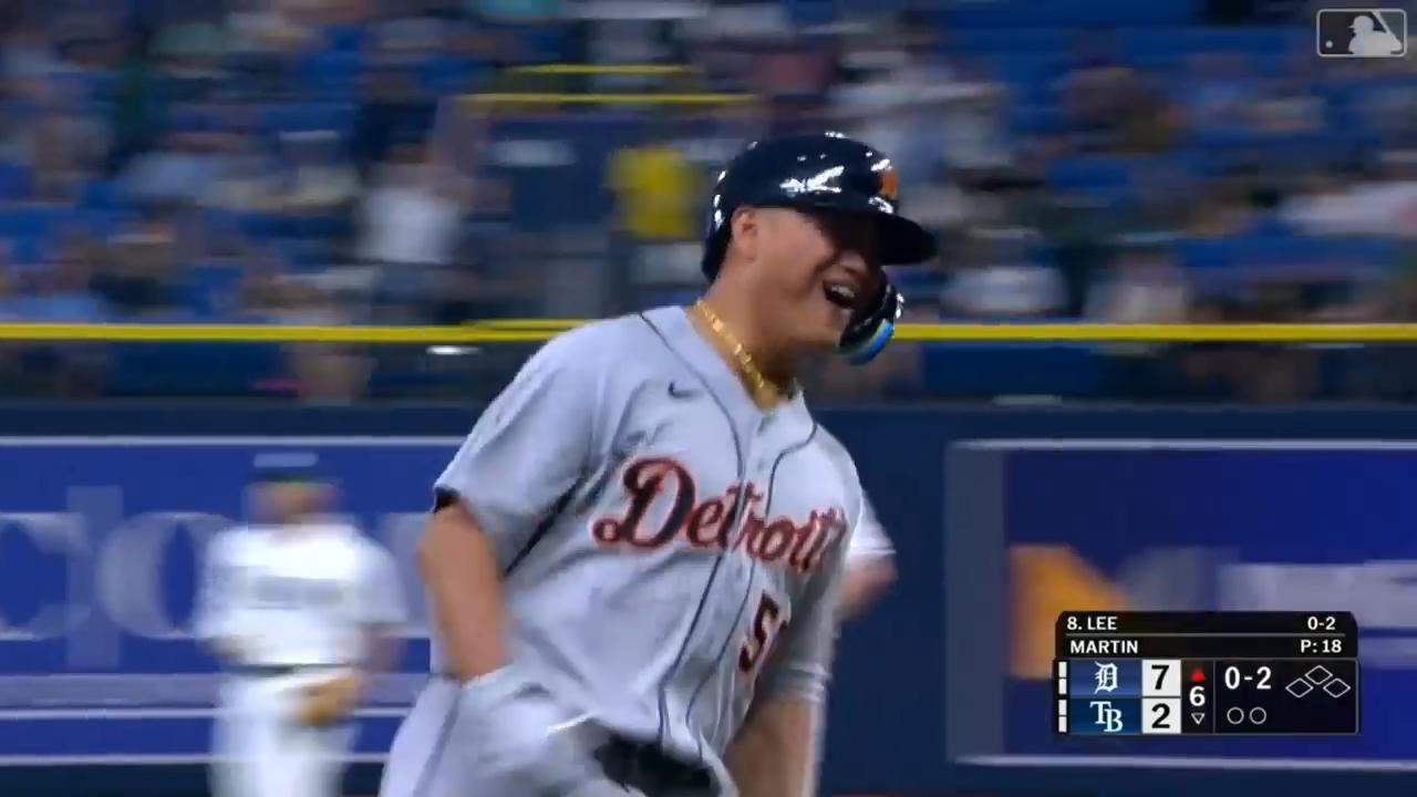 Hao-Yu Lee homers and shows off glove work in Tigers' 10-9 win over Rays