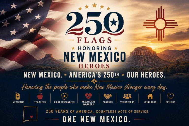 250 flags honor New Mexicans in celebration of US 250
