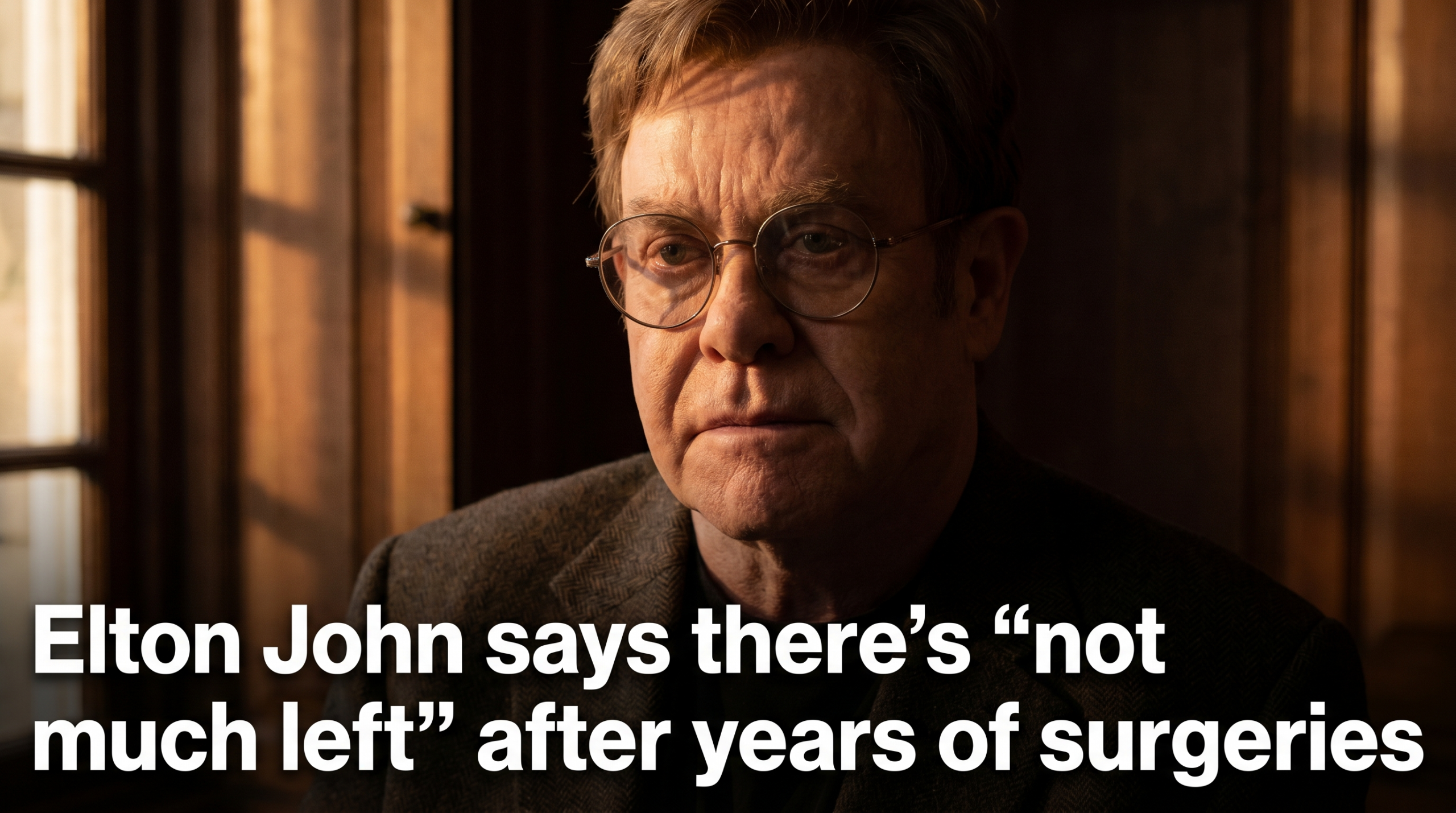 Elton John says there’s not much left after years of surgeries