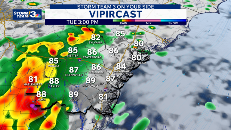 Storm Team 3: A stormy Tuesday is expected, drier & hotter late-week