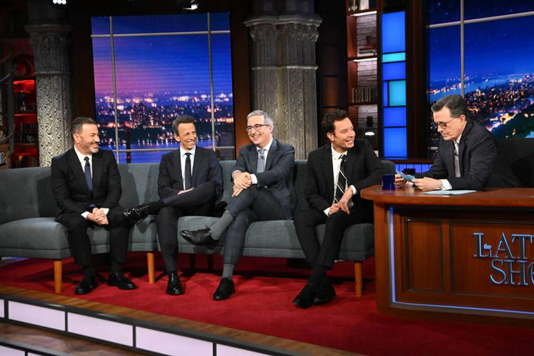 Donald Trump boasts about 'taking out' Stephen Colbert and targets ...