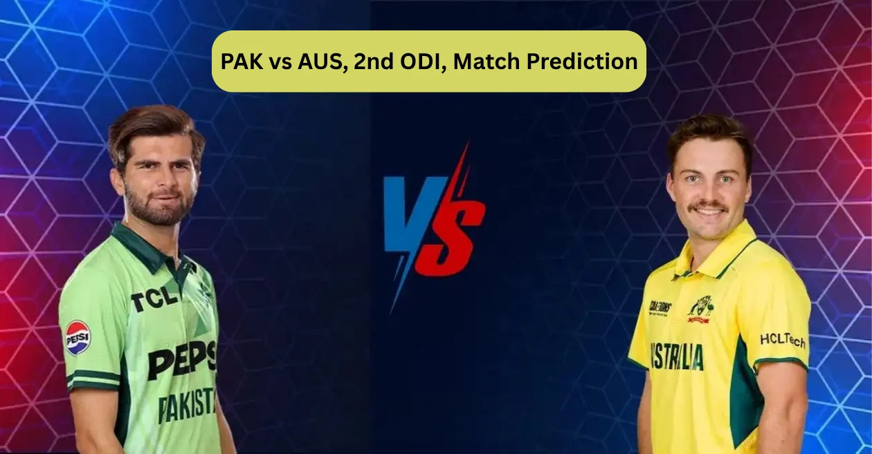 PAK vs AUS, 2nd ODI, match prediction: Who will win today’s game ...