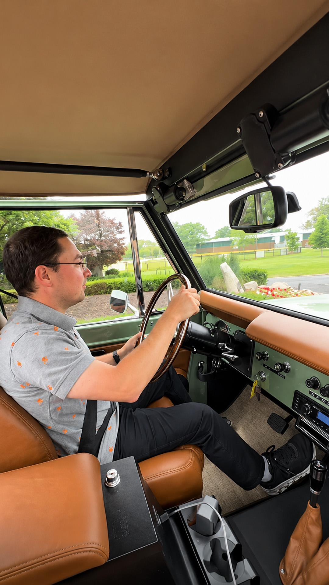 Driving a Velocity Ford Bronco changes the experience