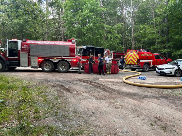 Eight people displaced, home destroyed after fire