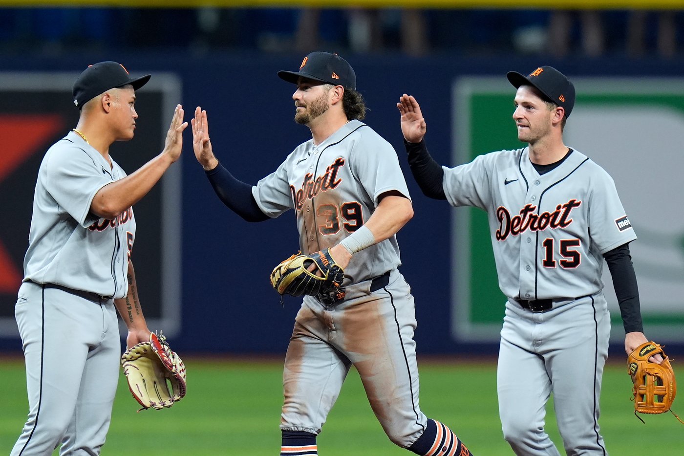 Tigers hit 5 home runs and hold off Rays 10-9 to halt skid behind ...