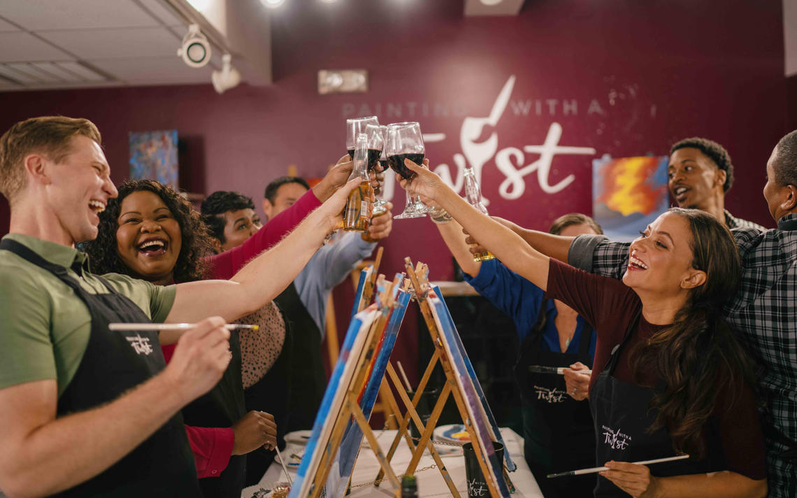 National chain Painting with a Twist and its art classes arrives in Rocklin