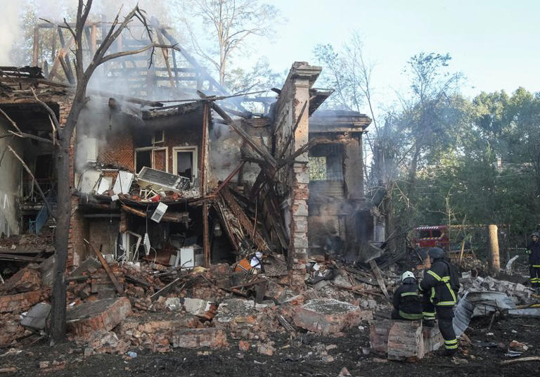 Russian drones, missiles strike Ukraine in major attack; 11 dead ...