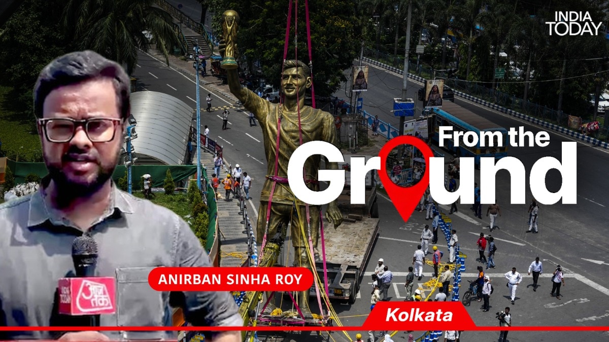 Ground report: From landmark to liability, Kolkata's 70-ft Messi statue ...