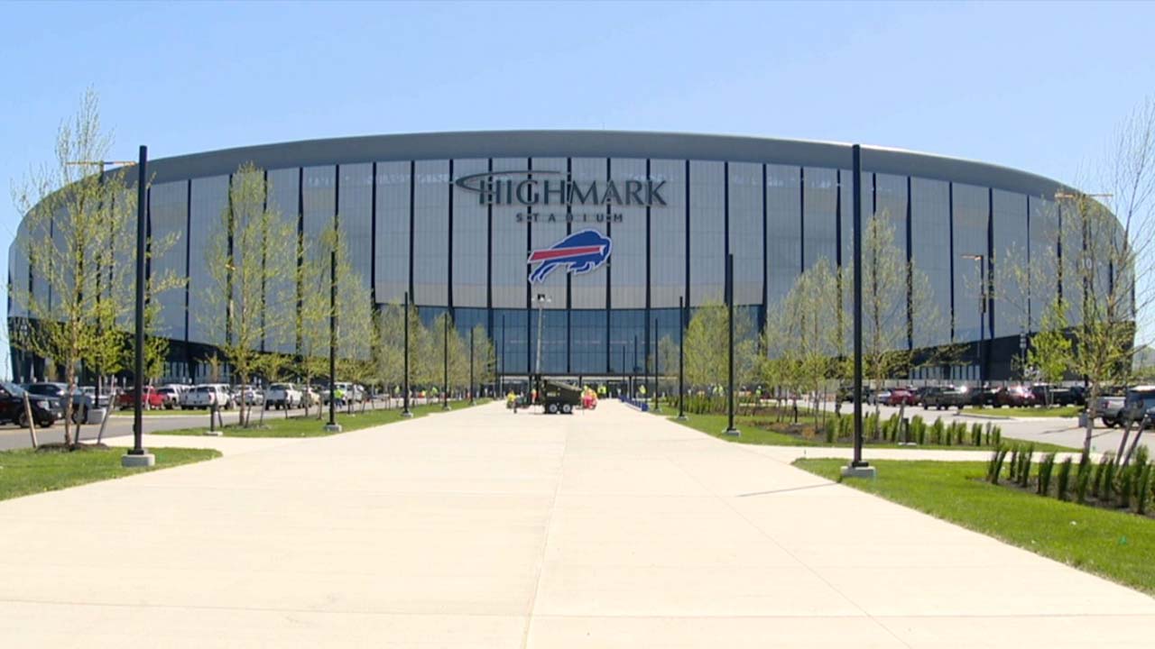 Buffalo Bills receive keys to new Highmark Stadium as a temporary ...