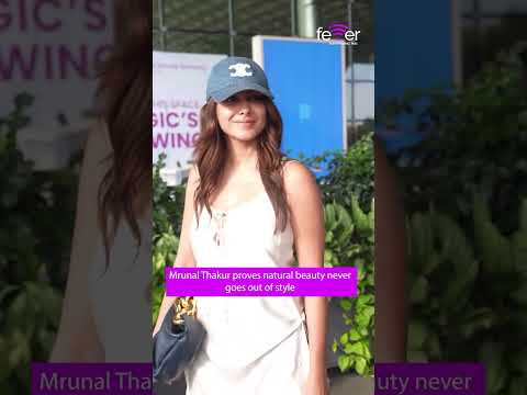 Mrunal Thakur proves natural beauty never goes out of style