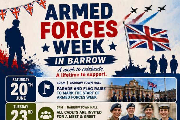 Barrow to mark Armed Forces Week with string of events later this month