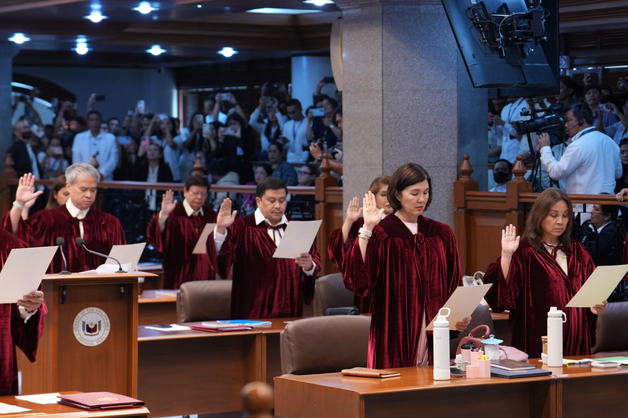 Philippine lawmaker charged with corruption to surrender, without right ...
