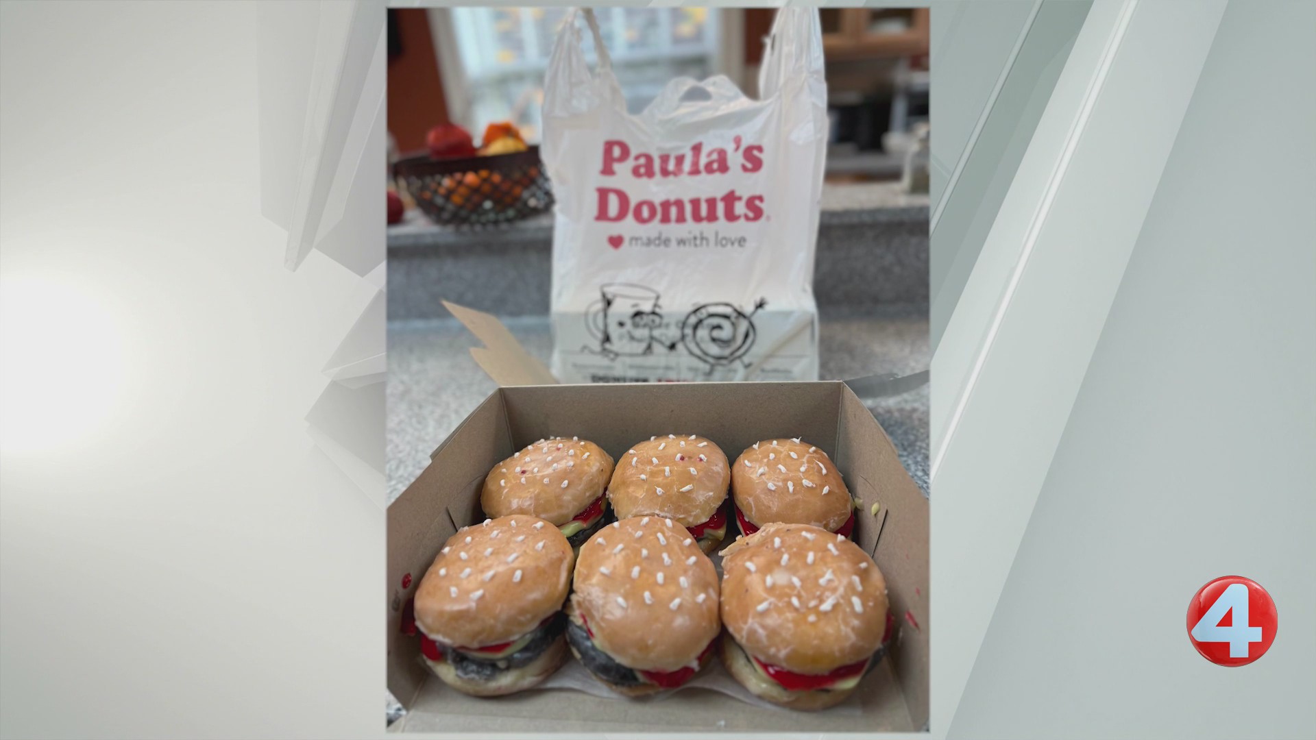 Paula's Donuts reveals burger donut