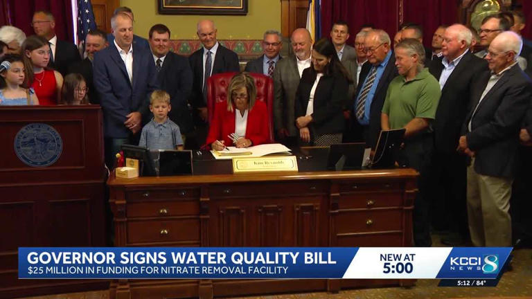 Iowa Gov. Kim Reynolds signs 17 bills