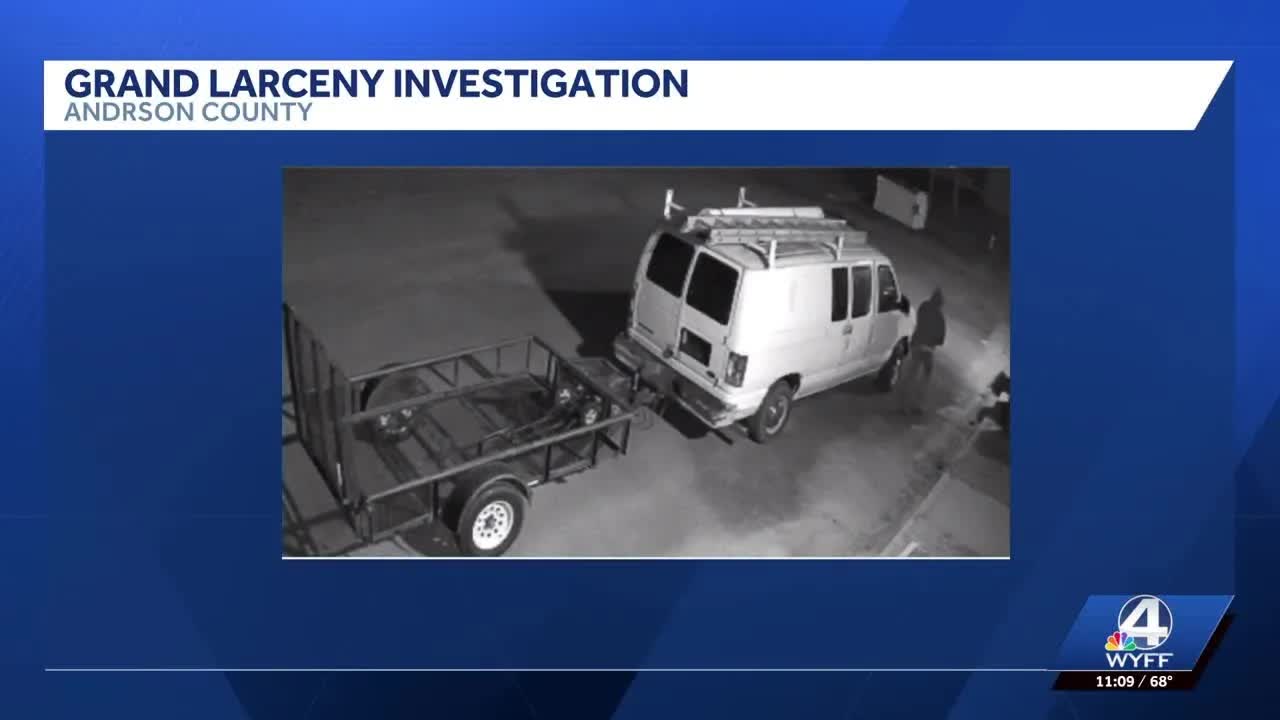 Detectives seek van in Anderson County gas station A/C unit theft
