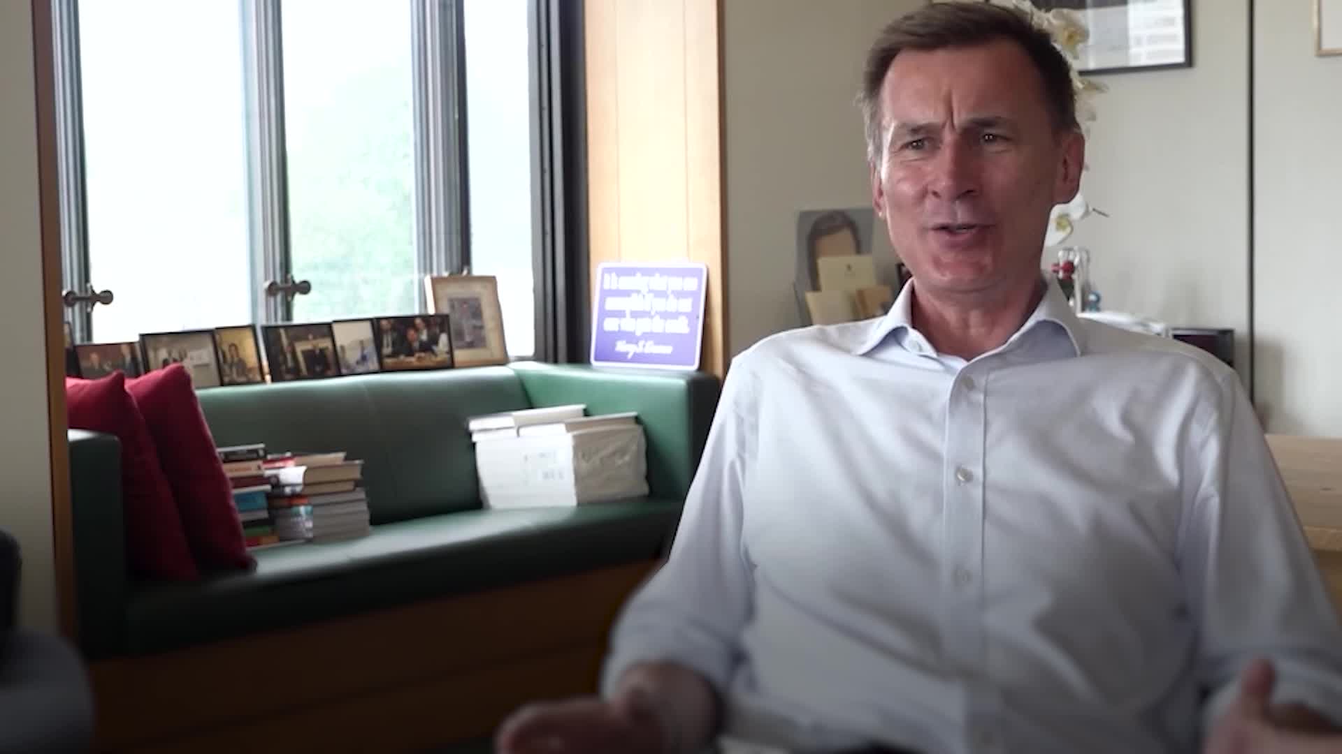 Jeremy Hunt says new book reflects lessons learned as chancellor