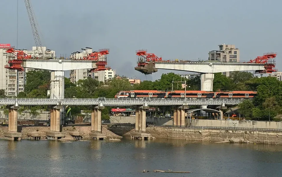 Kalupur viaduct span completed in bullet train project