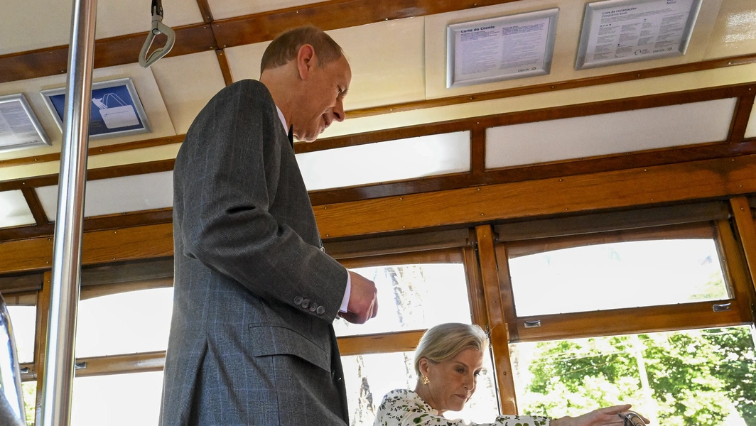 Prince Edward and Duchess Sophie charm Lisbon on Portugal tour