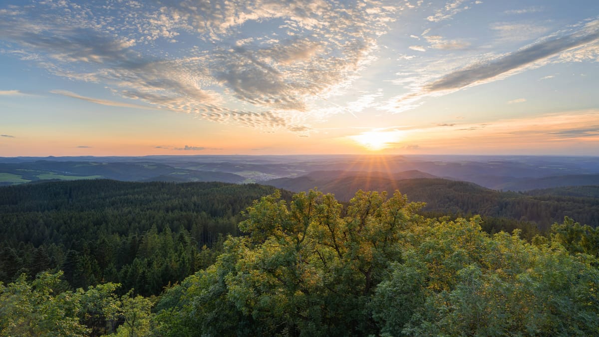 Traumhaften Ausblick vom höchsten Punkt der Eifel genießen